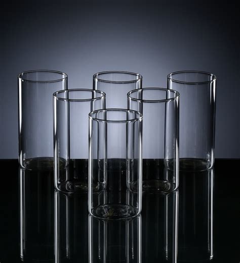 Buy Borosilicate Big 320ml Set Of 6 Everyday Glass Online Everyday