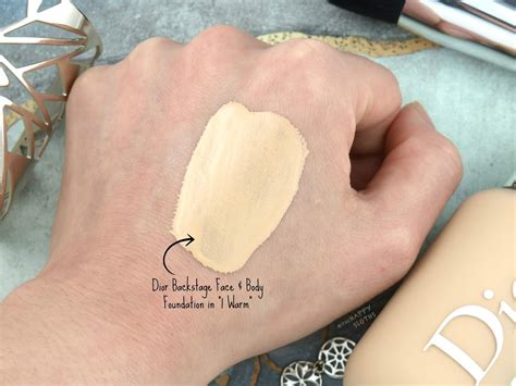 Dior Backstage Face Body Foundation Review And Swatches 44 Off