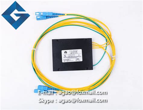 SC UPC X PLC Singlemode Fiber Optical Splitter FTTH PLC SC UPC X PLC Optical Fiber Splitter