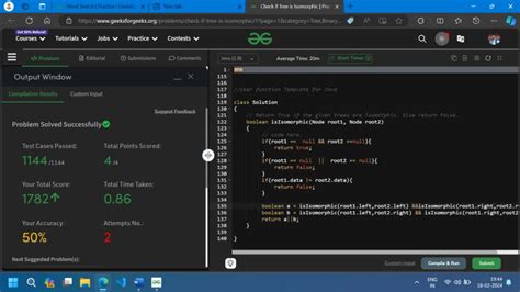 Day139 Gfg Problemsolving Javaprogramming Javadeveloper Sachin