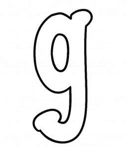 G Minuscula Alphabet Templates Abc Alphabet Felt Doll Patterns
