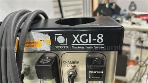 4 Pcs Xenogen Gas Anesthesia Systems And 8 Gas Valves Lot In