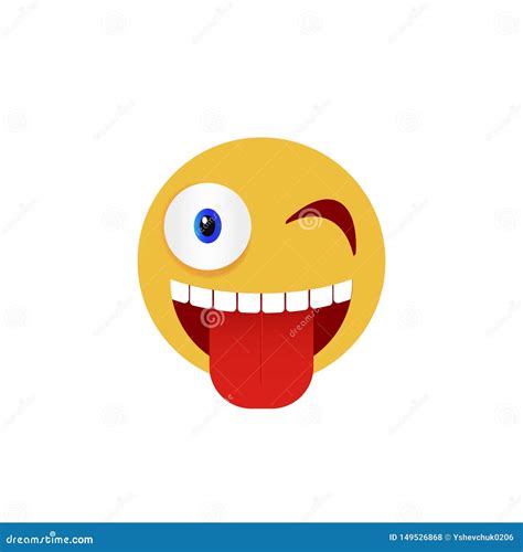 Smiley Face Emoticon Emoji Icons Isolated On White Background Vector
