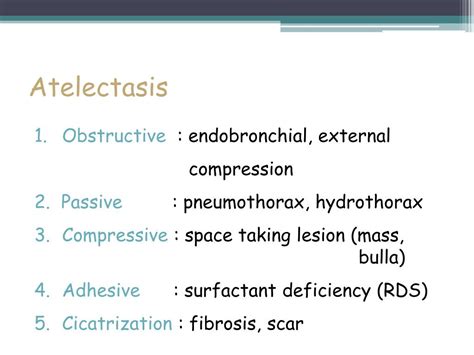 Ppt Atelectasis Powerpoint Presentation Free Download Id4838058
