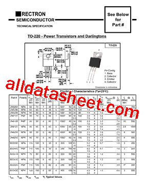 TIP31C Datasheet PDF Rectron Semiconductor