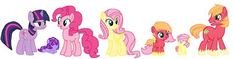 Two Mlp Families By Medabotandronica On Deviantart