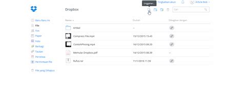 Berbagi File Melalui Dropbox Alfian Bob
