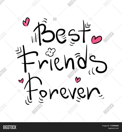Best Friends Forever Vector And Photo Free Trial Bigstock