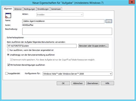 zabbix agent per gruppenrichtlinie installieren lassen znilwiki
