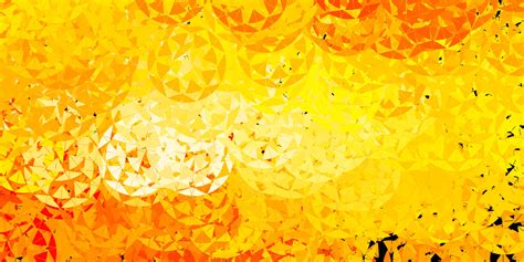 Light Orange Vector Background With Polygonal Forms 9913051 Vector Art