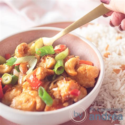 How To Make Spicy Cashew Chicken By Andrea Janssen