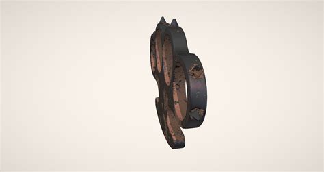 Stl File Self Defense Brass Knuckles 🦸・3d Print Model To Download・cults