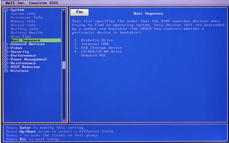 Windows Boot Manager im BIOS auf Dell PC hinzufügen