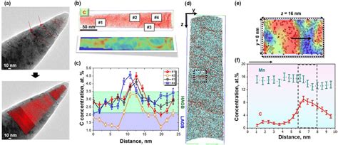 c segregation to grain boundaries in ht 125 sample a bright field