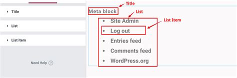 meta widget for elementor online documentation