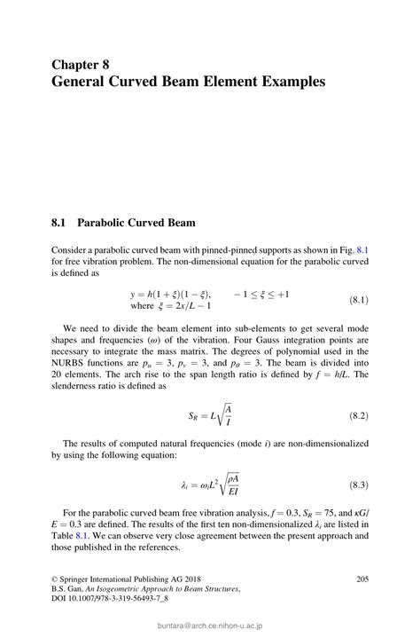 Pdf General Curved Beam Element Examples
