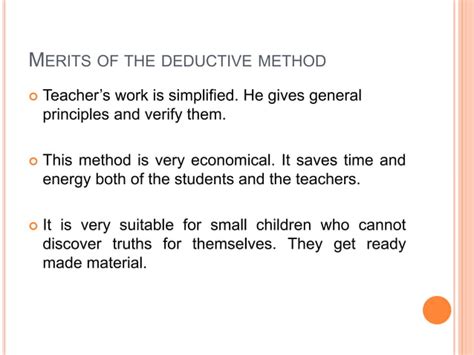 Deductive And Inductive Method Pptx Science