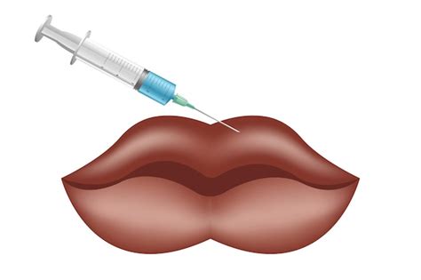 Premium Vector Lip Augmentation And Correction Lip Filler Injections