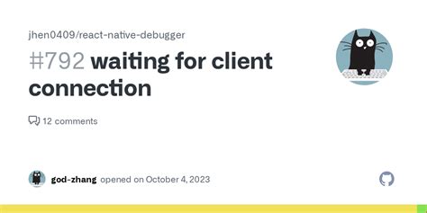 Waiting For Client Connection · Issue 792 · Jhen0409react Native