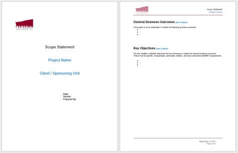 Statement Of Work Templates Free Sample Templates My Word Templates