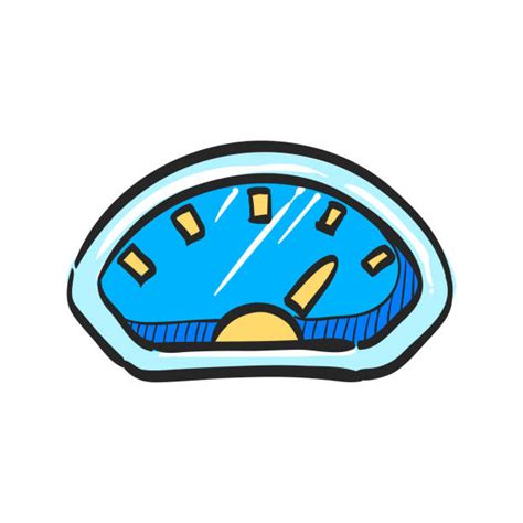 150 Speedometer Odometer Drawing Stock Illustrations Royalty Free
