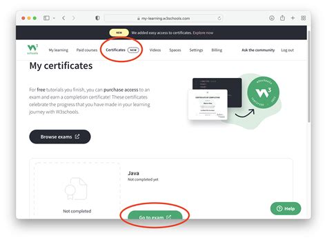 Get Access To Courses And Exams With An Access Code Link W3babes Com