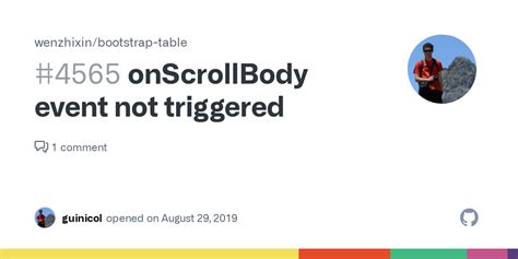 Onscrollbody Event Not Triggered · Issue 4565 · Wenzhixinbootstrap