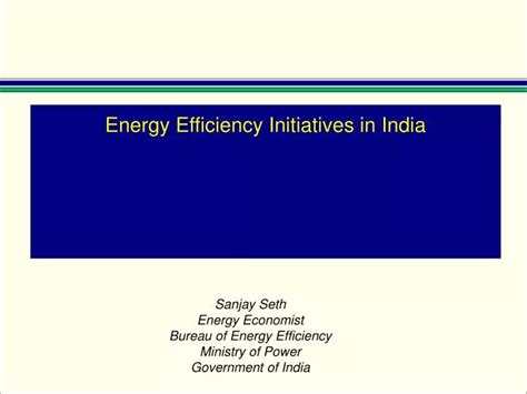 PPT Energy Efficiency Initiatives In India PowerPoint Presentation Free Download ID 1083838