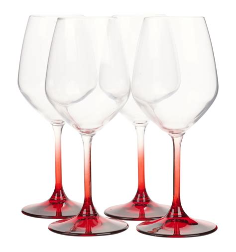 Bormioli Rocco Wine Glassescoloured Stem Wine Glasses