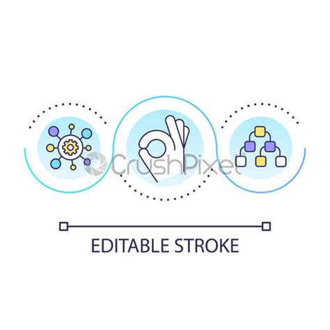 Optimize Work Process Loop Concept Icon Stock Vector 5551128 Crushpixel