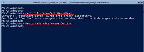 Renew Windows Root CA Certificate 4sysops