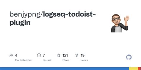GitHub Benjypng Logseq Todoist Plugin