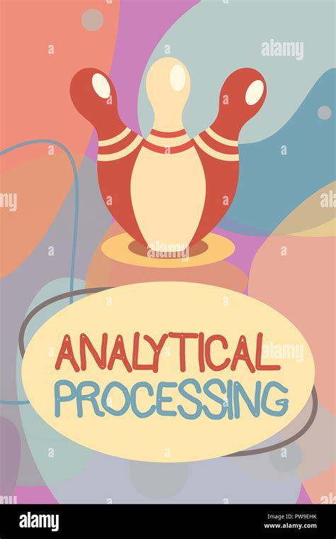 conceptual hand writing showing analytical processing business photo