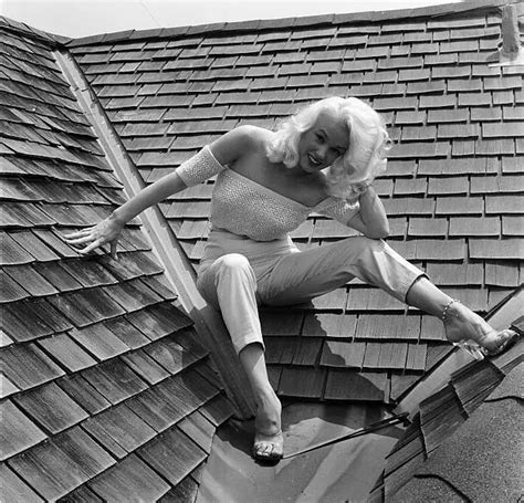 Actress Mamie Van Doren Poses At Home In La 1956 Old Photo 32 Eur 654