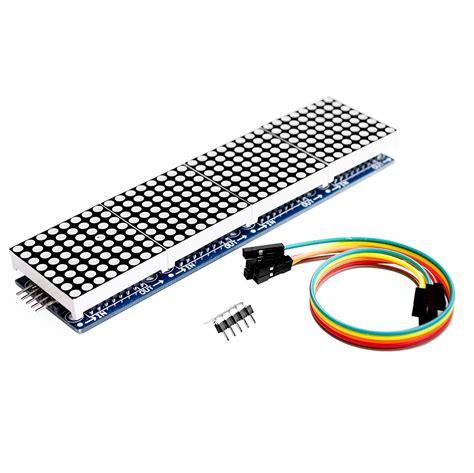 Max7219 Dot Matrix Module For Arduino Microcontroller 4 In 1