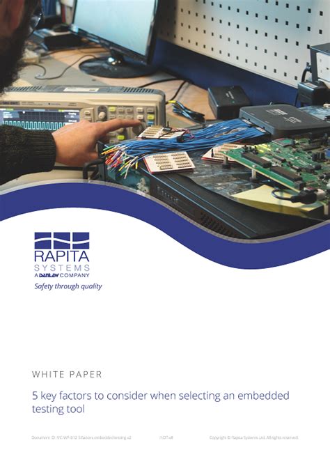 Key Factors To Consider When Selecting An Embedded Testing Tool