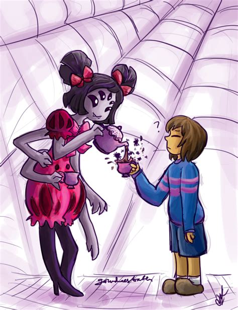 Cup Of Spiders Muffet Frisk Undertale Undertale