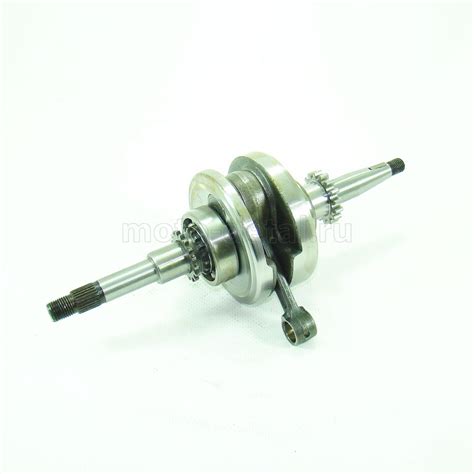 Коленвал GY6-50/80cc, (139QMB) в сборе (с подшипниками)