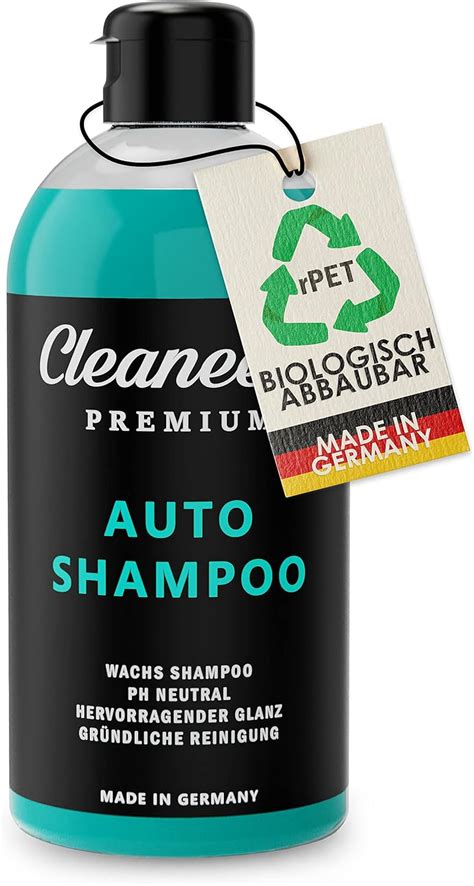 Cleaneed Premium Autoshampoo mit Wachs - Biologisch abbaubar & Made in ...