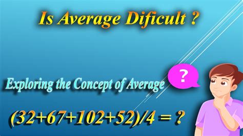 Mastering The Average Your Guide To Mathematical Means Immath
