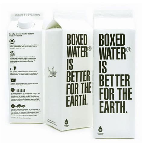 Boxed Water Water Boxed Water Started With The Simple Idea Of