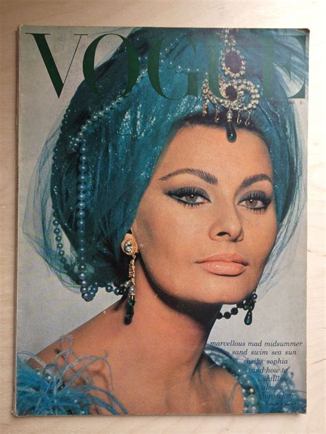 Sophia Loren Horst Norman Parkinson Warhol Veruschka Uk Vogue Magazine