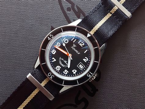Pricedrop 725 FS Squale Sub 39 Black Arabic Dive Watch WatchUSeek