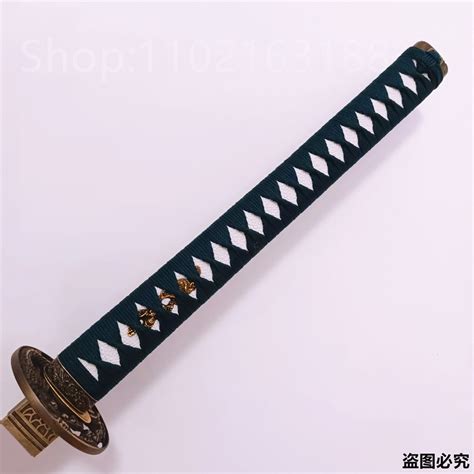 일본 카타나 사무라이 검 부품 Tsuka 핸들 합금 가드 하바키 세파 후치 카시라 고품질 35cm 신제품