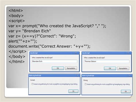 Javascript Comparison And Logical Operators Pptx Web Development Internet