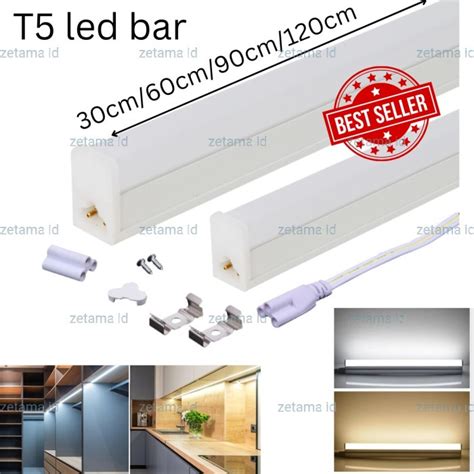Jual Lampu TL T5 LED 30cm 60cm 90cm 120cm T5 LED Tube Lampu Etalase