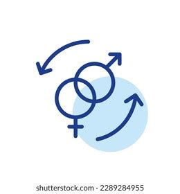 Gender Transitioning Symbol Female Male Sex Stock Vector Royalty Free Shutterstock