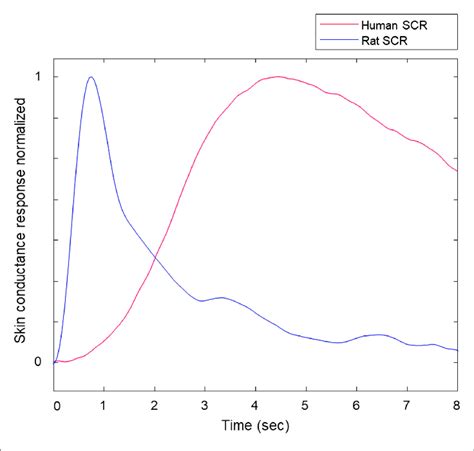 Samples Of Normalized Skin Conductance Responses Scrs Of Human And
