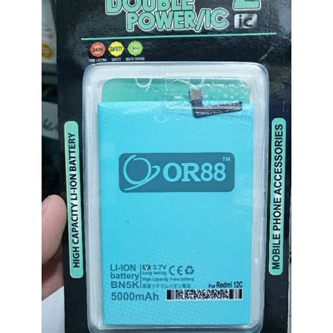 Jual Baterai Oriens Double Power Ic Xiaomi Redmi C Bn K Shopee Indonesia