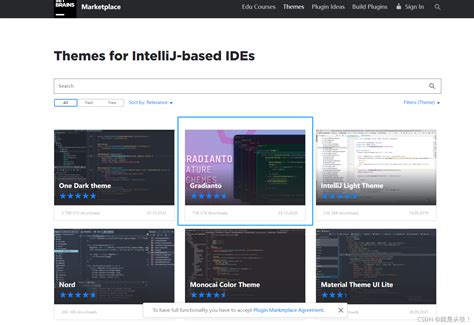 Idea如何安装主题idea主题下载 Csdn博客